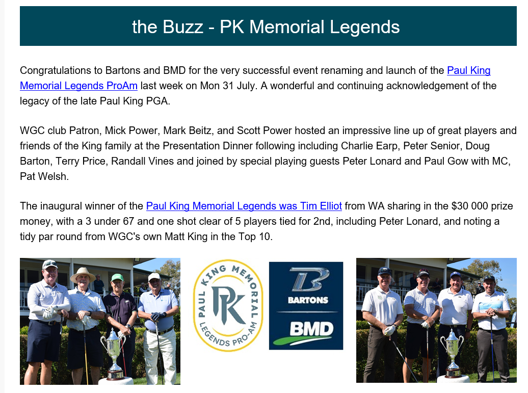 Bartons/BMD Pro-AM - Wynnum Golf Course